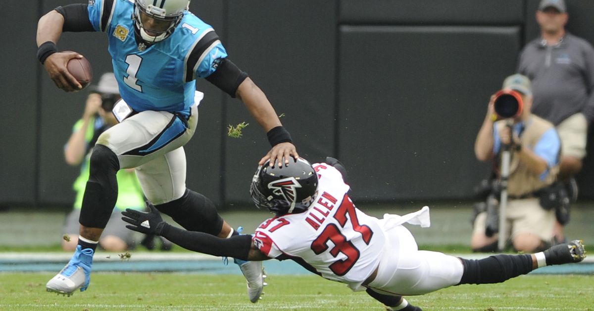 NFL: Panthers run for 201 yards in 20-17 win over Falcons