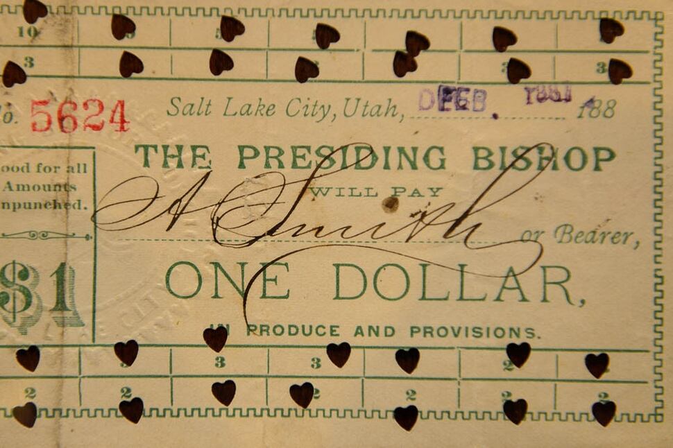 Hundreds of rare Mormon coins and bills sold privately in downtown Salt ...