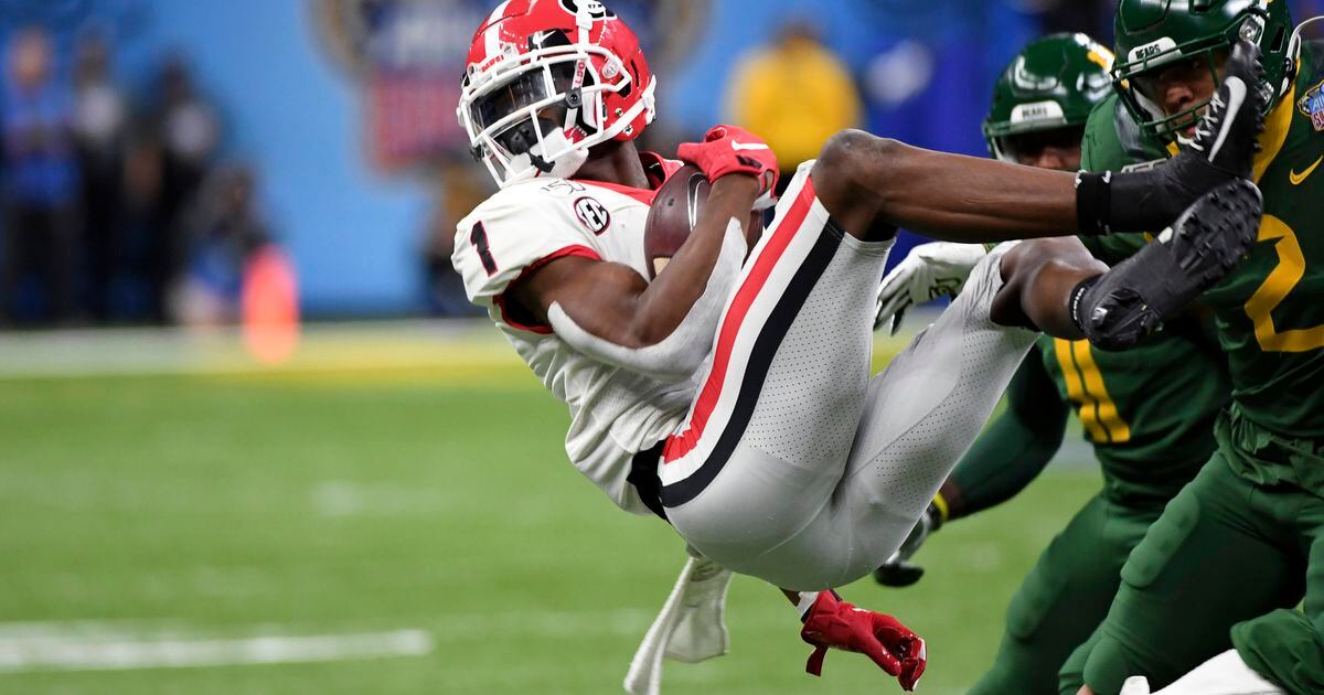 Receiver George Pickens leads Georgia over Baylor, 26-14, in Sugar Bowl