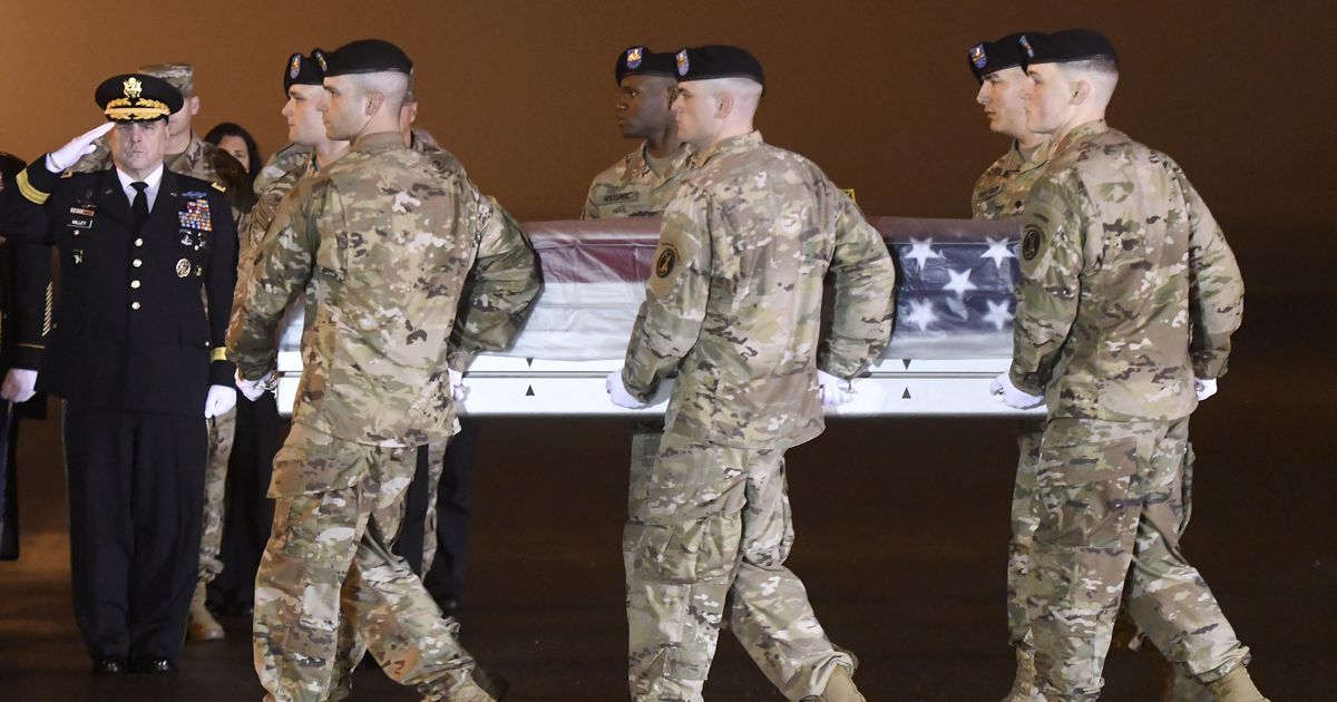 Maj. Brent Taylor’s wife saw his body returned to this country and then ...