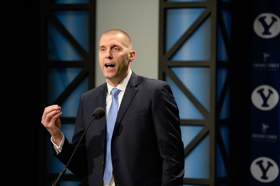 ‘It is like nowhere else.’ Mark Pope is raring to go as BYU’s new men’s ...