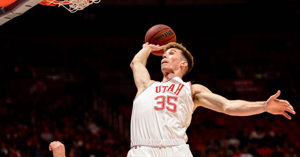 Utah basketball center Branden Carlson is shining, aided by summer with ...