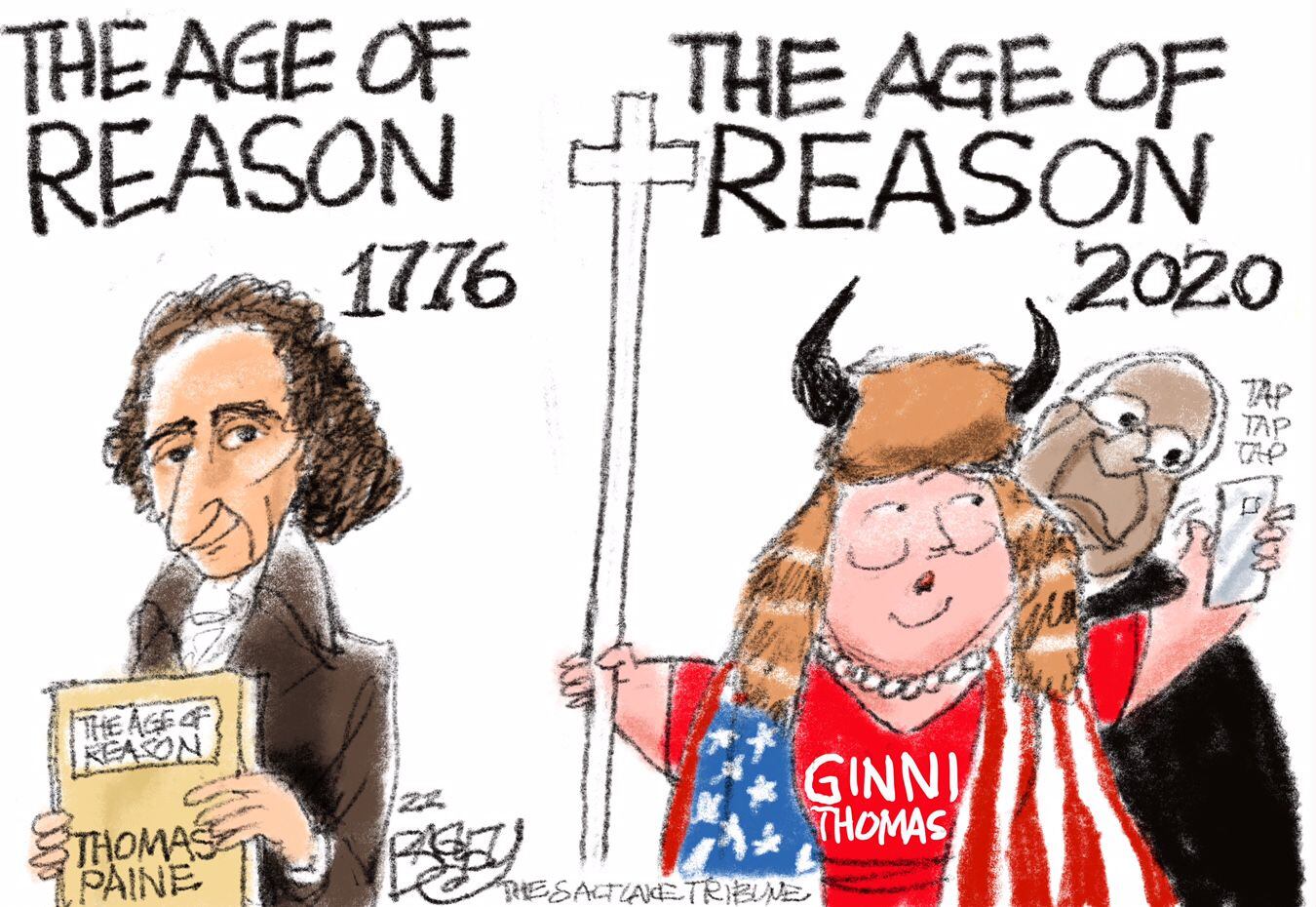 Political Cartoons Age Of Reason
