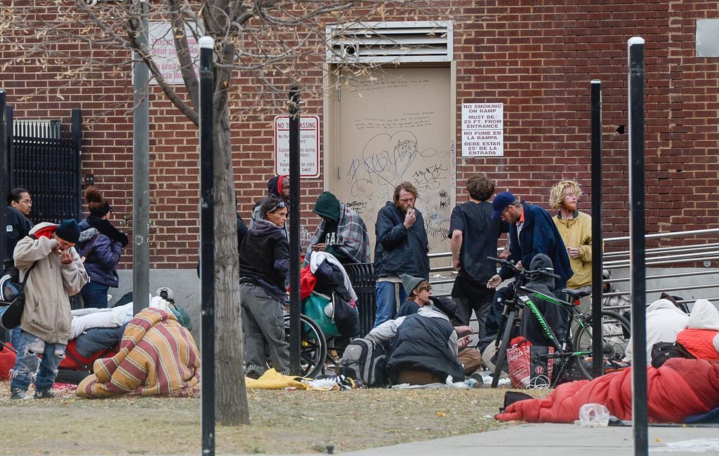 Homeless Shelter Outside