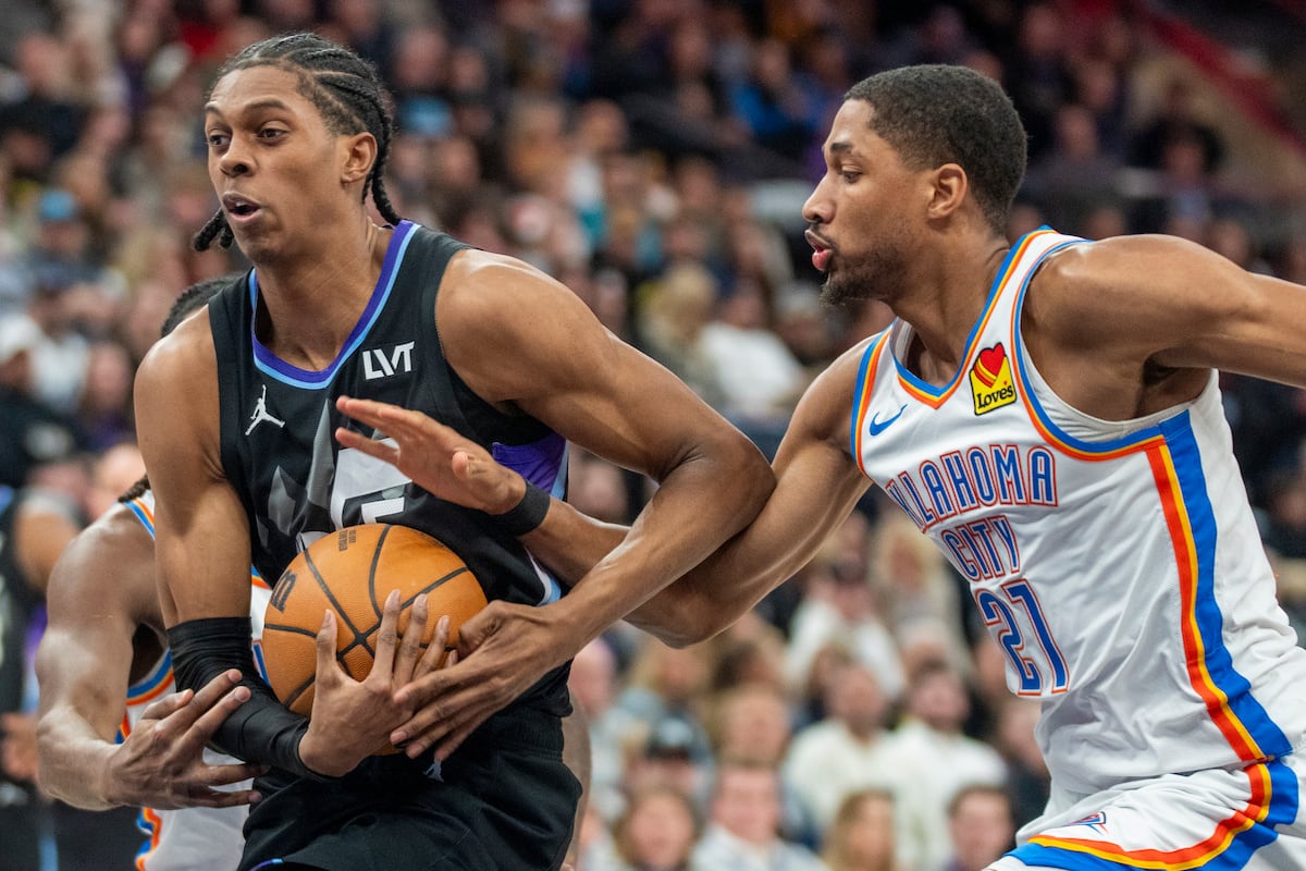 NBA brothers Cody Williams, Jalen Williams play each for first time in ...