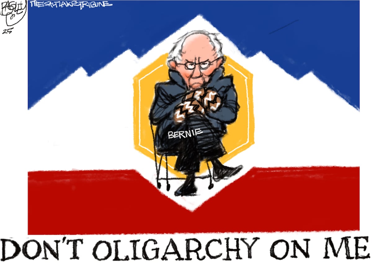 Check out Pat Bagley’s latest cartoon: Weekend With Bernie