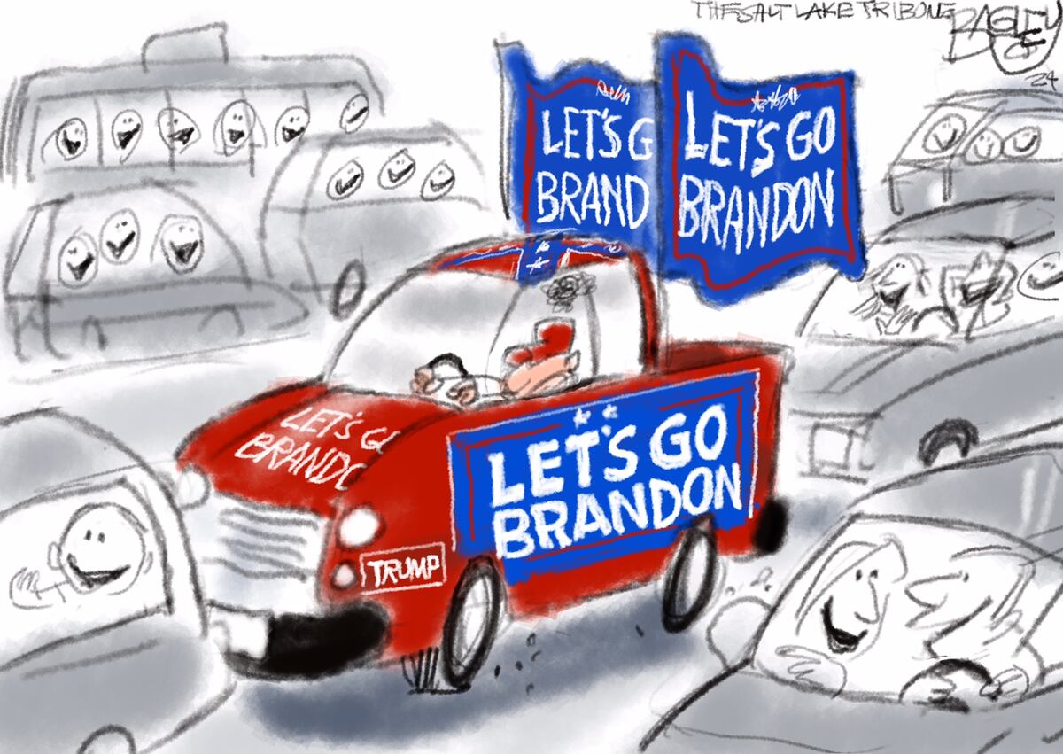 Check out Pat Bagley's latest cartoon: Ridin’ With Brandon