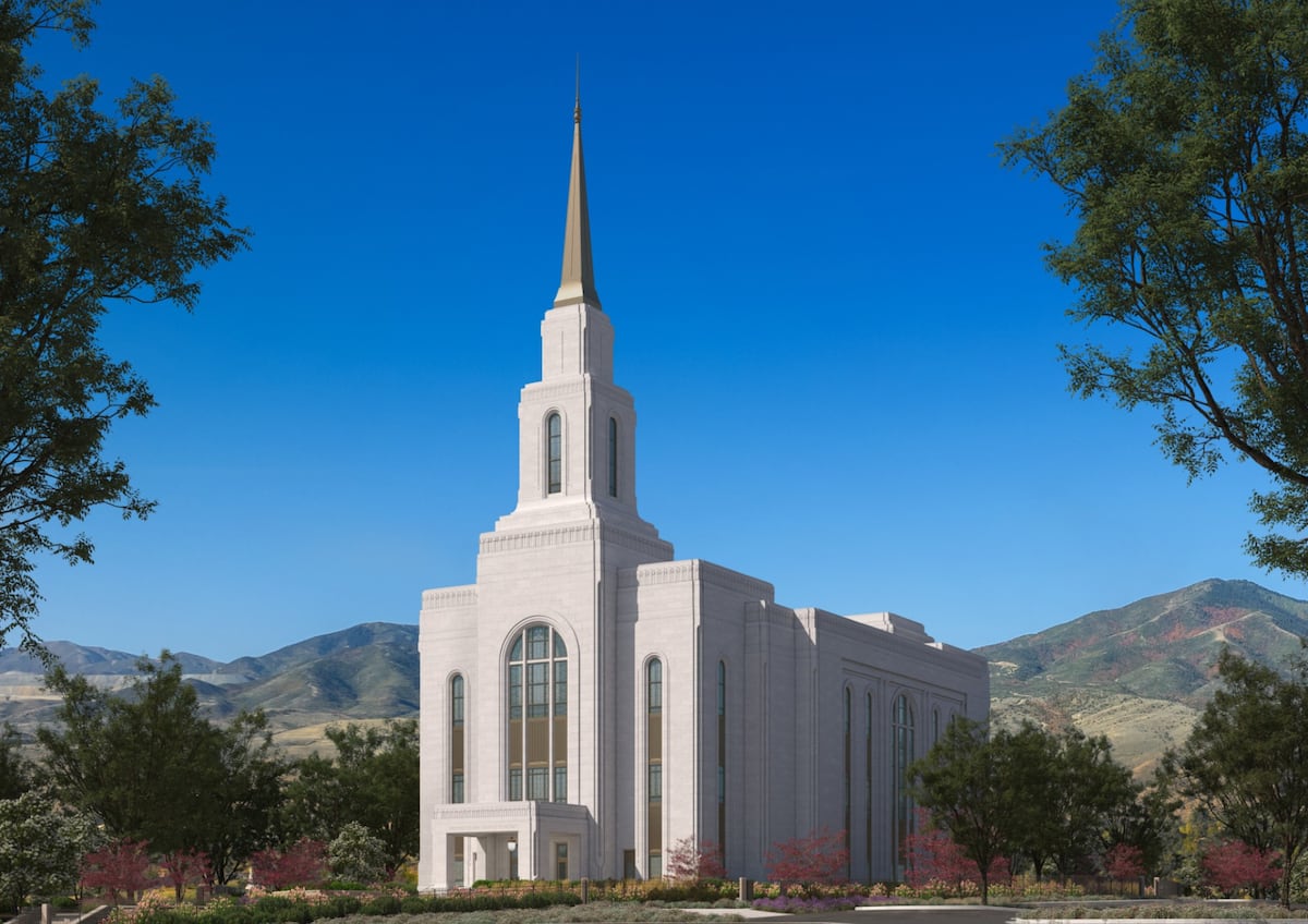 LDS Church drops rendering of West Jordan planned temple