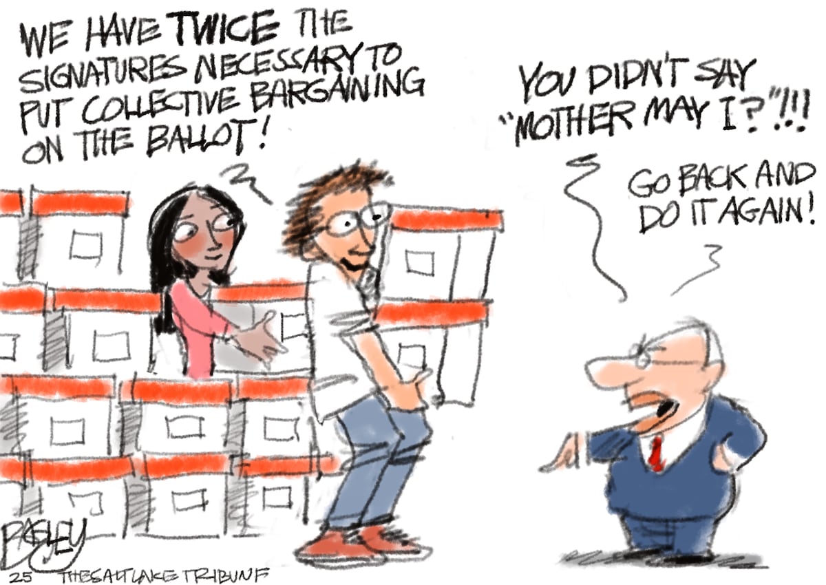 Check out Pat Bagley's latest cartoon: Oh, Brother