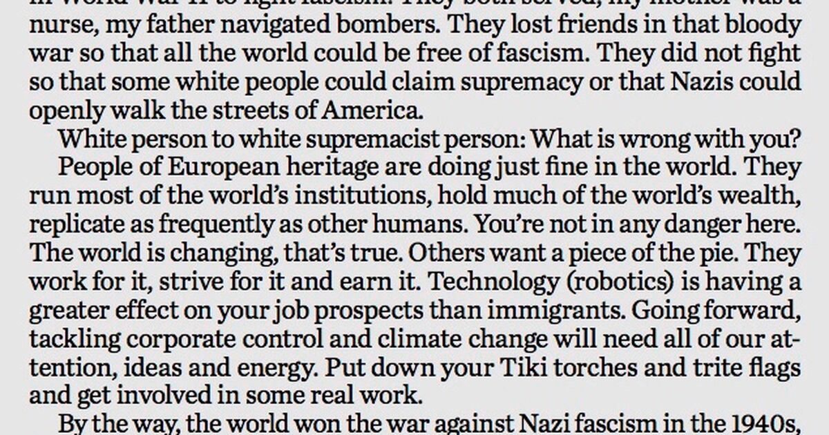 George Pyle: Tribune letter goes viral. In a good way.