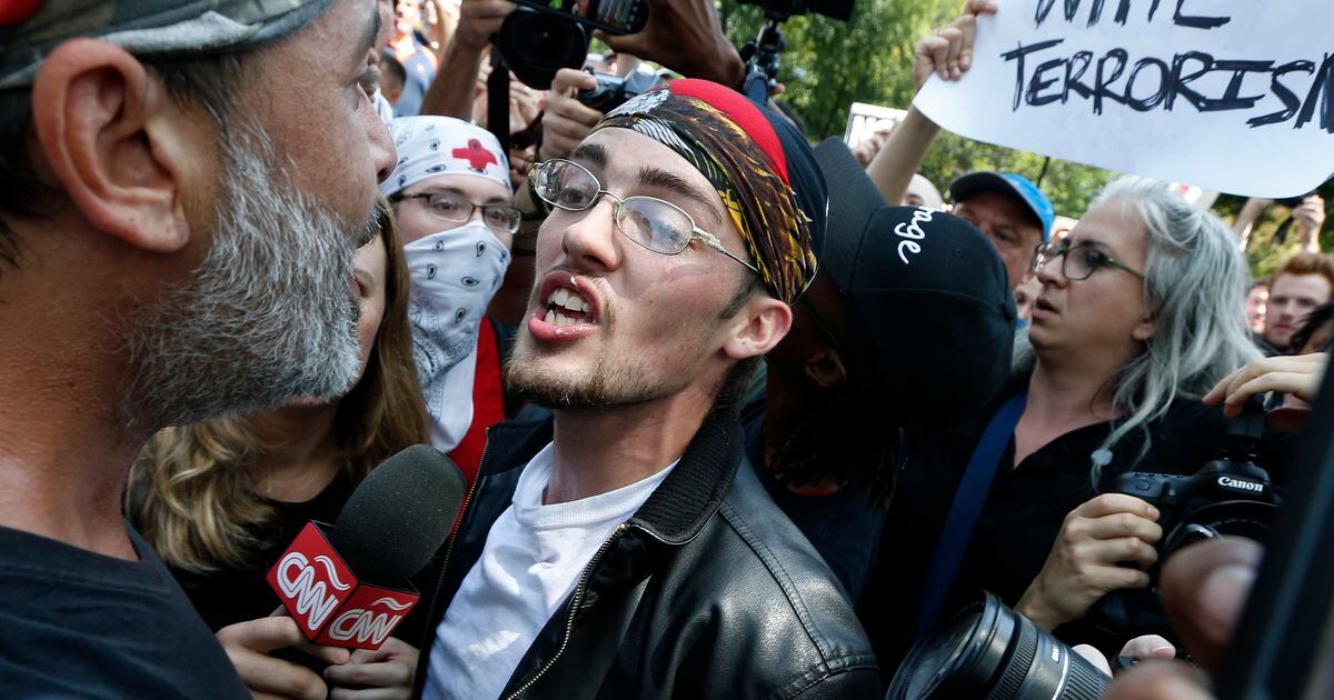 ‘Free speech’ rally cut short after massive counterprotest; 27 people ...