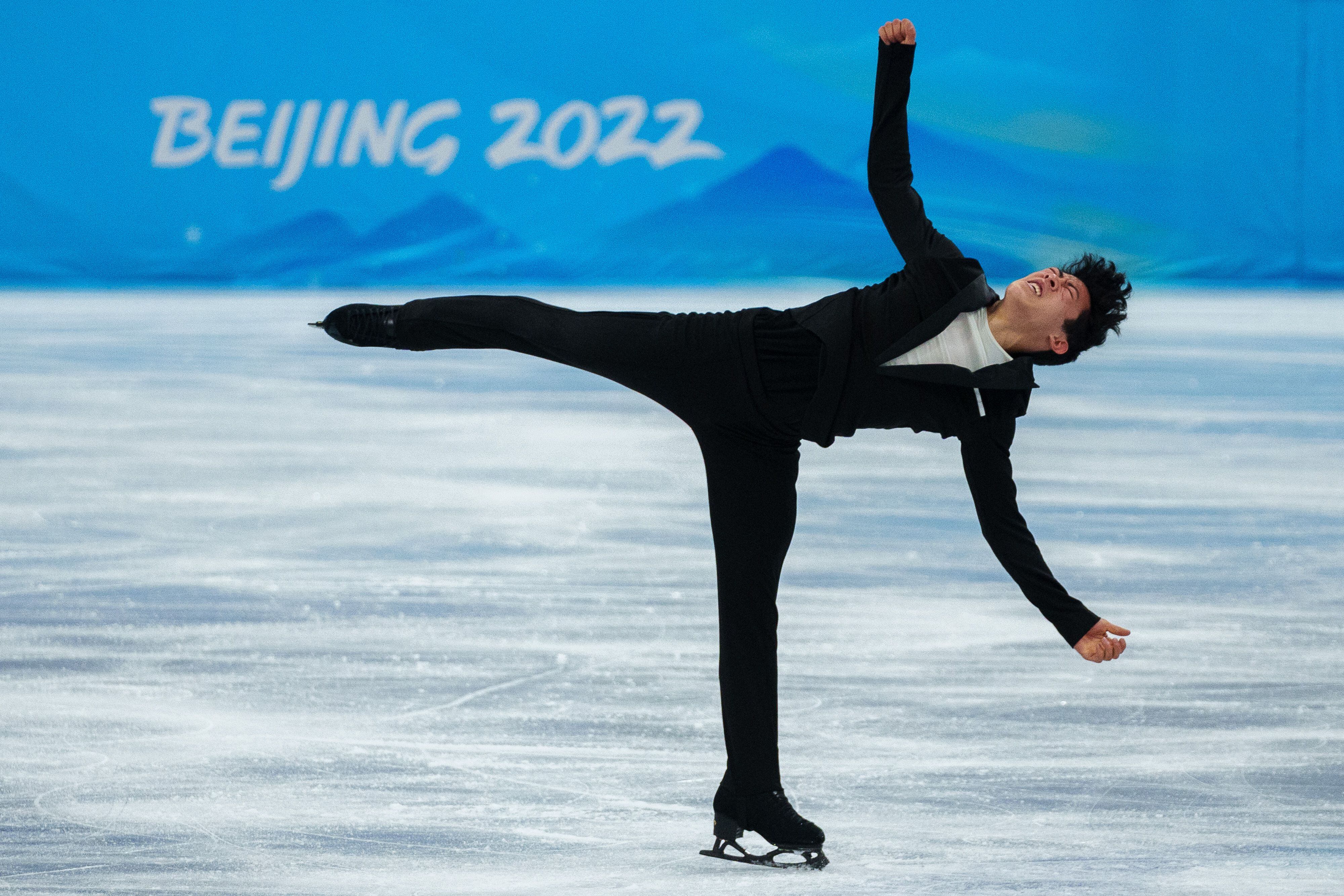 Figure Skating Camel Spins