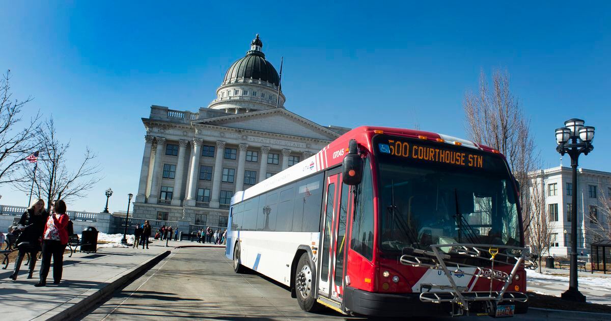 Special UTA buses for legislative session averaged 5 passengers per ...